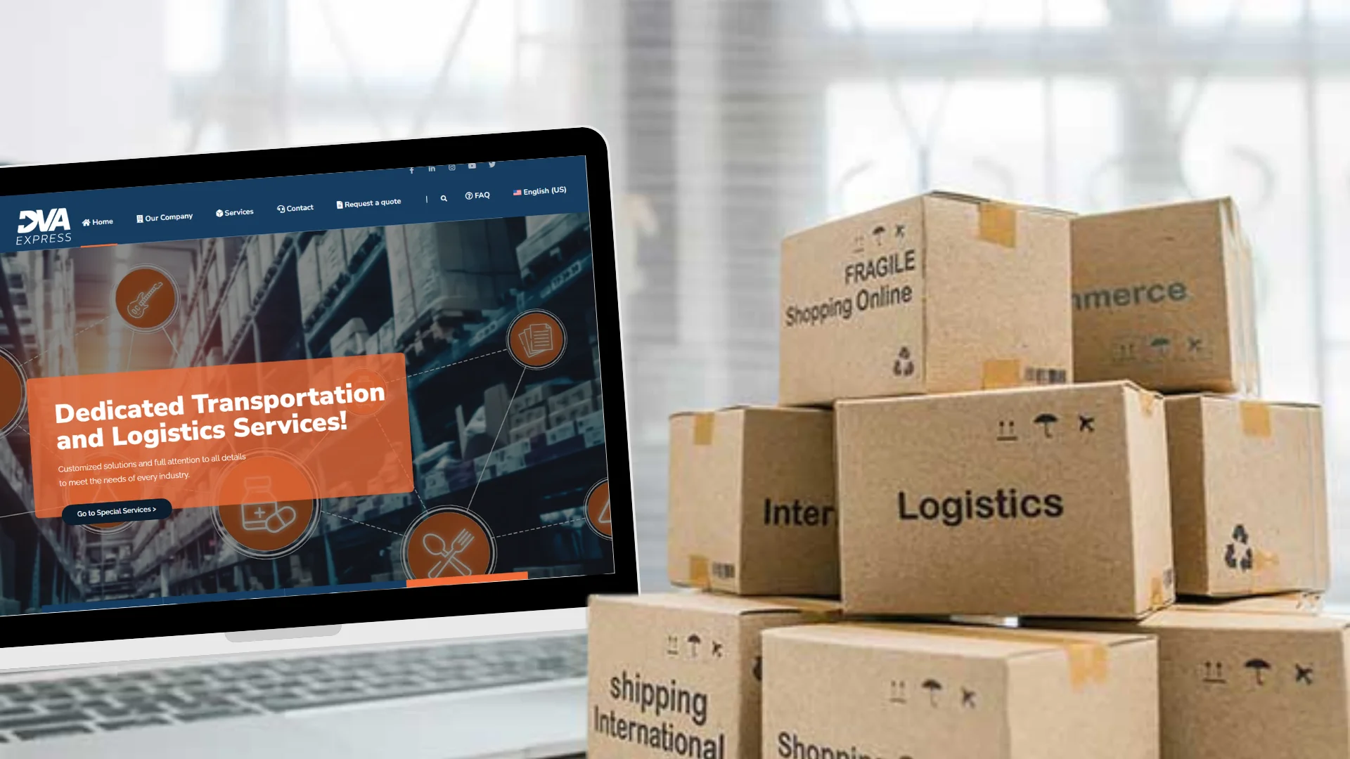 Express Shipping from €3.60 for your E-commerce - DVA Express